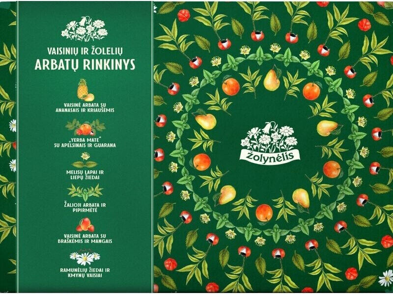 NATURAL FRUIT & HERBS TEA INFUSIONS 6 Flavor Variety Box (60 Servings ...