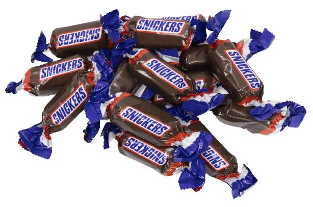 SNICKERS Peanuts Caramel & Nougat Milk Chocolate Candies Sweets 35oz 1 ...