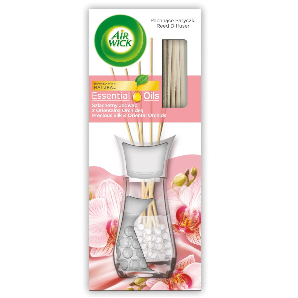 AIR WICK Reed Diffuser Precious Silk & Oriental Orchids Scent 30ml ...
