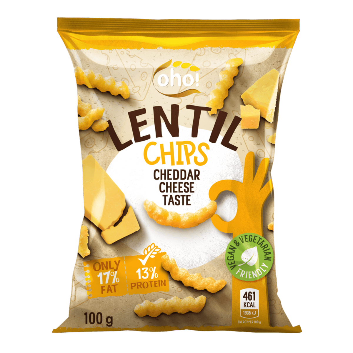 OHO! Lentil Chips Sour Cheddar Cheese Flavor 100g 3.5oz – Tom's Grocery
