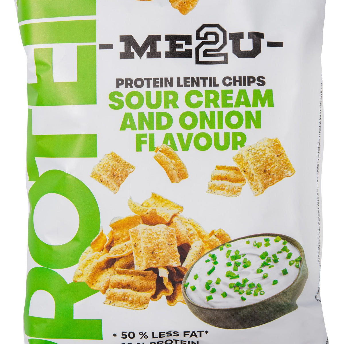 ME2U Protein Lentil Chips Sour Cream & Onion Flavor 65g – Tom's Grocery